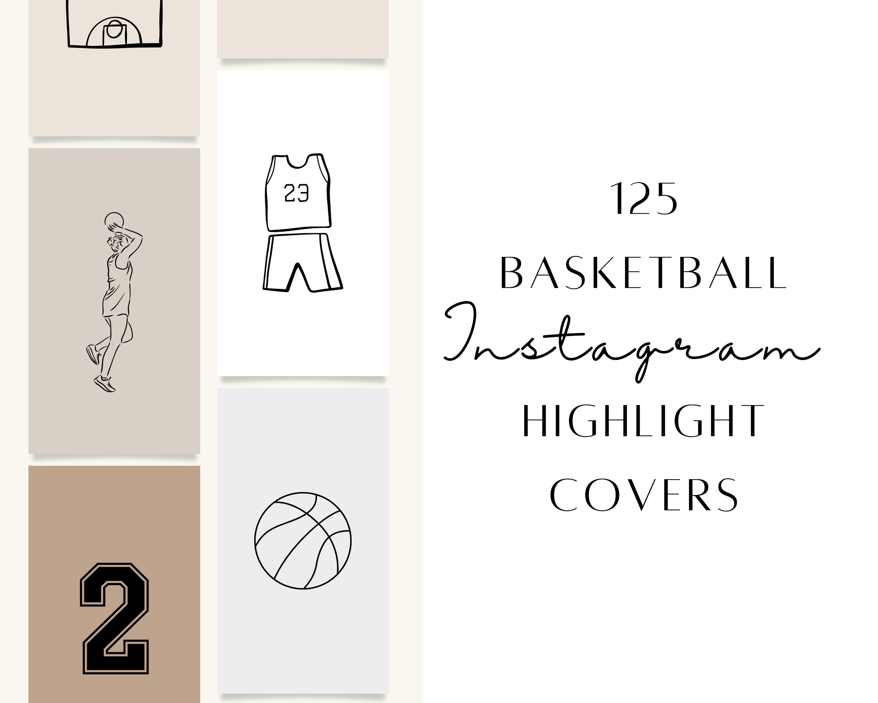 Basketball Instagram Highlight Covers Basketball Player Icons 25 ...