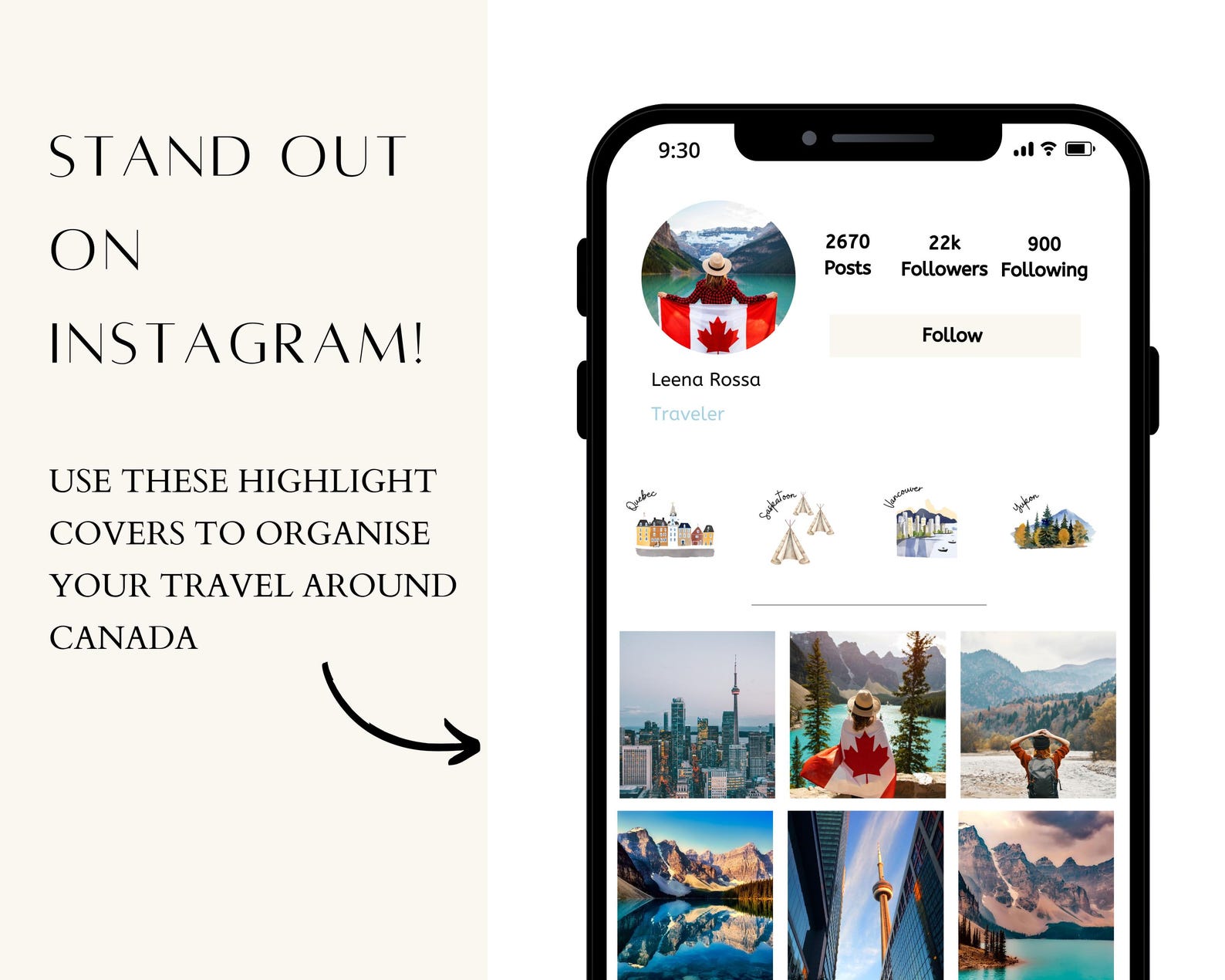 Canada Instagram Highlight Covers I Travel Highlight Icons | 30 ...