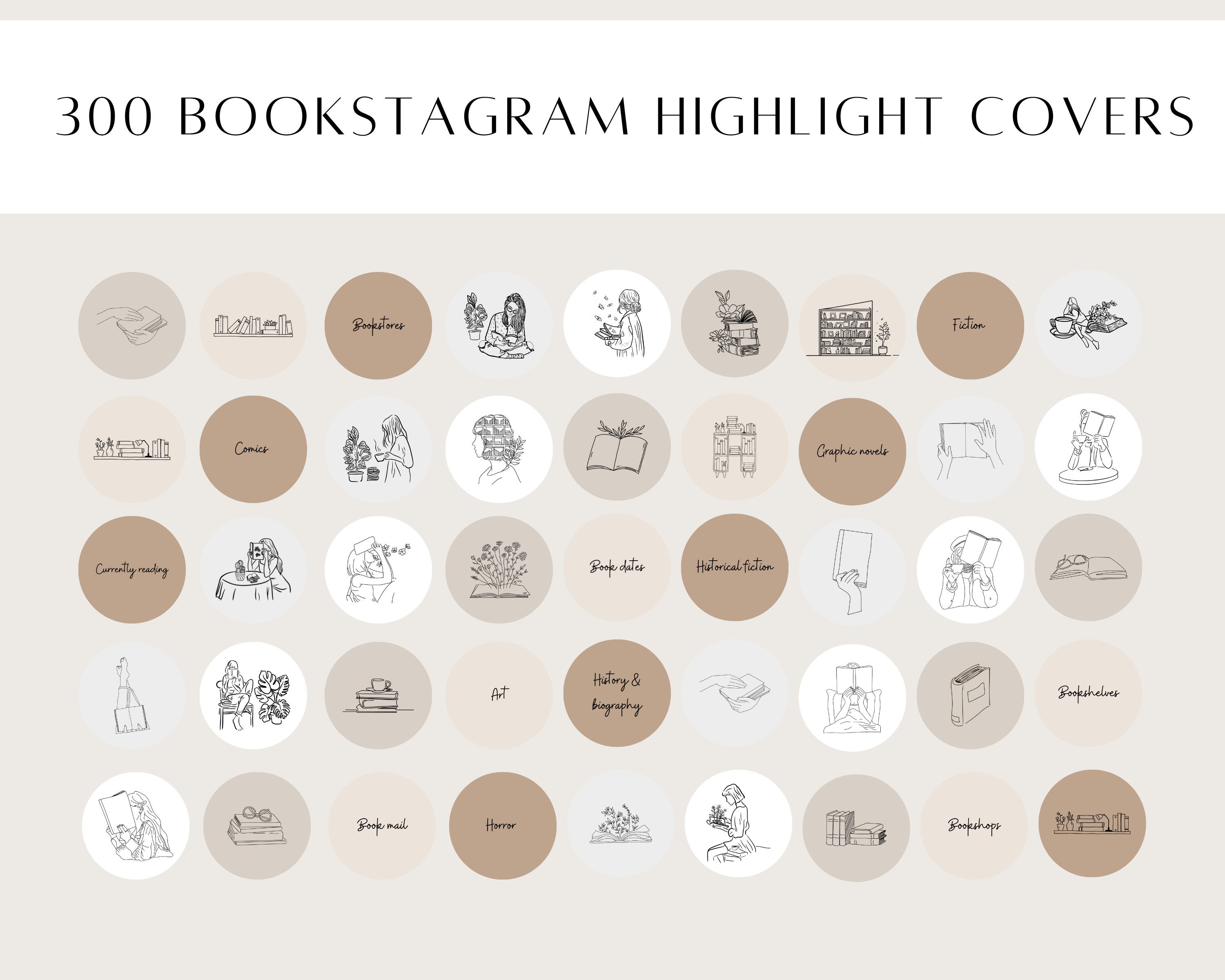 Books Instagram Templates, Canva Templates 50 Bookstagram Creative ...