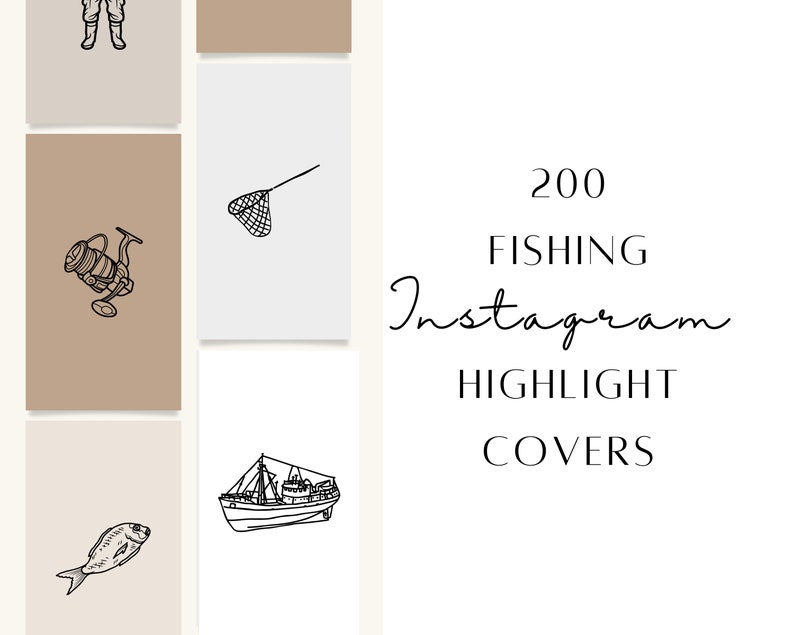 Fishing Instagram Highlight Cover | Fisherman Highlight Icons | 40 ...