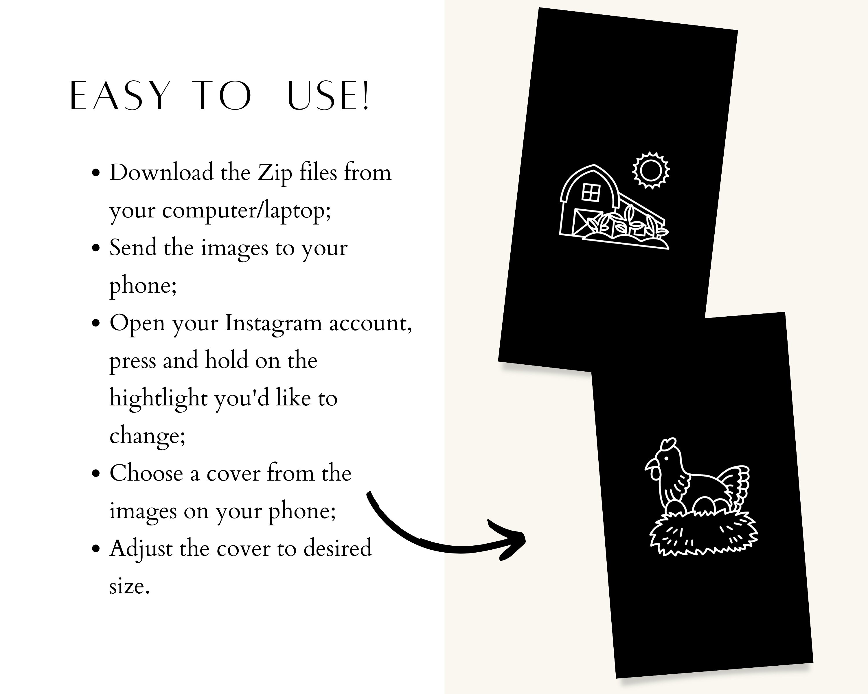 Modern Farm Instagram Highlight Covers , Farmer Icons 50 Modern Farm ...