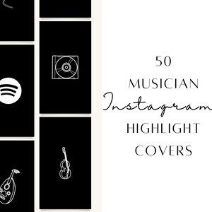 Musician Instagram Highlight Covers | Music Instagram Icons | 50 ...