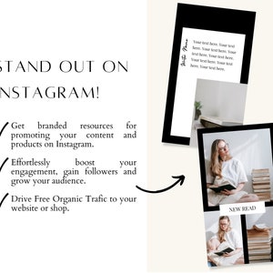 Books Instagram Templates, Canva Templates | +70 Bookstagram Minimalist ...