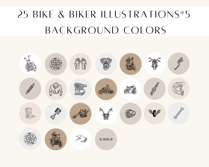 Biker Instagram Highlight Covers Motorcycle, Biker Icons 25 Biker ...
