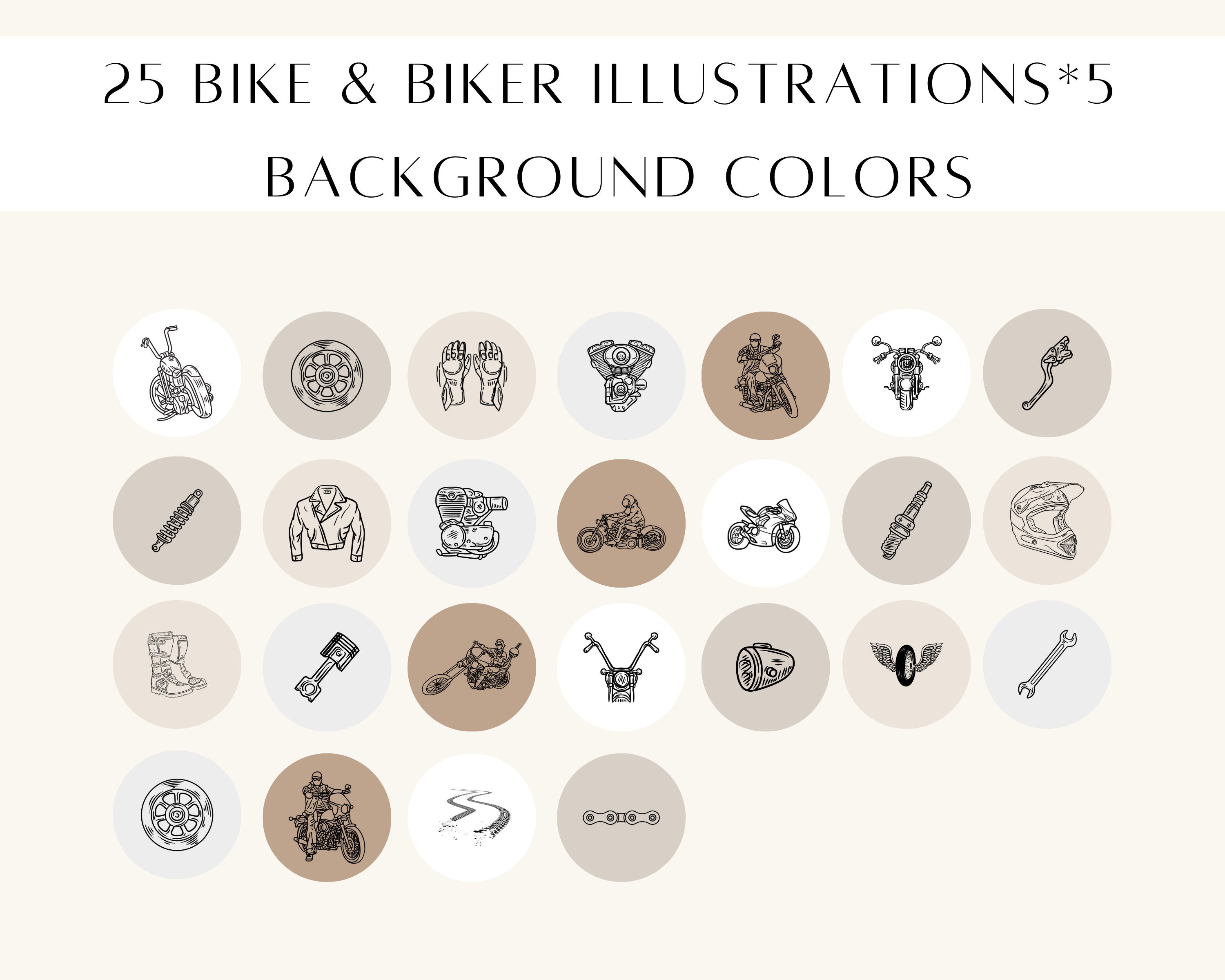 Biker Instagram Highlight Covers | Motorcycle, Biker Icons | 25 Biker ...