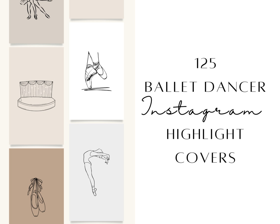 Ballerina Instagram Highlight Covers | Ballet Dancer Icons | 25 ...