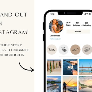 Fishing Instagram Highlight Cover | Fisherman Highlight Icons | 40 ...
