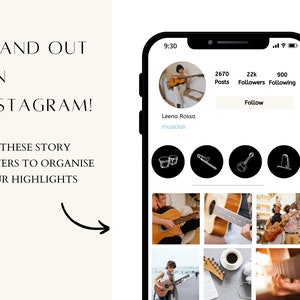 Musician Instagram Highlight Covers | Music Instagram Icons | 50 ...