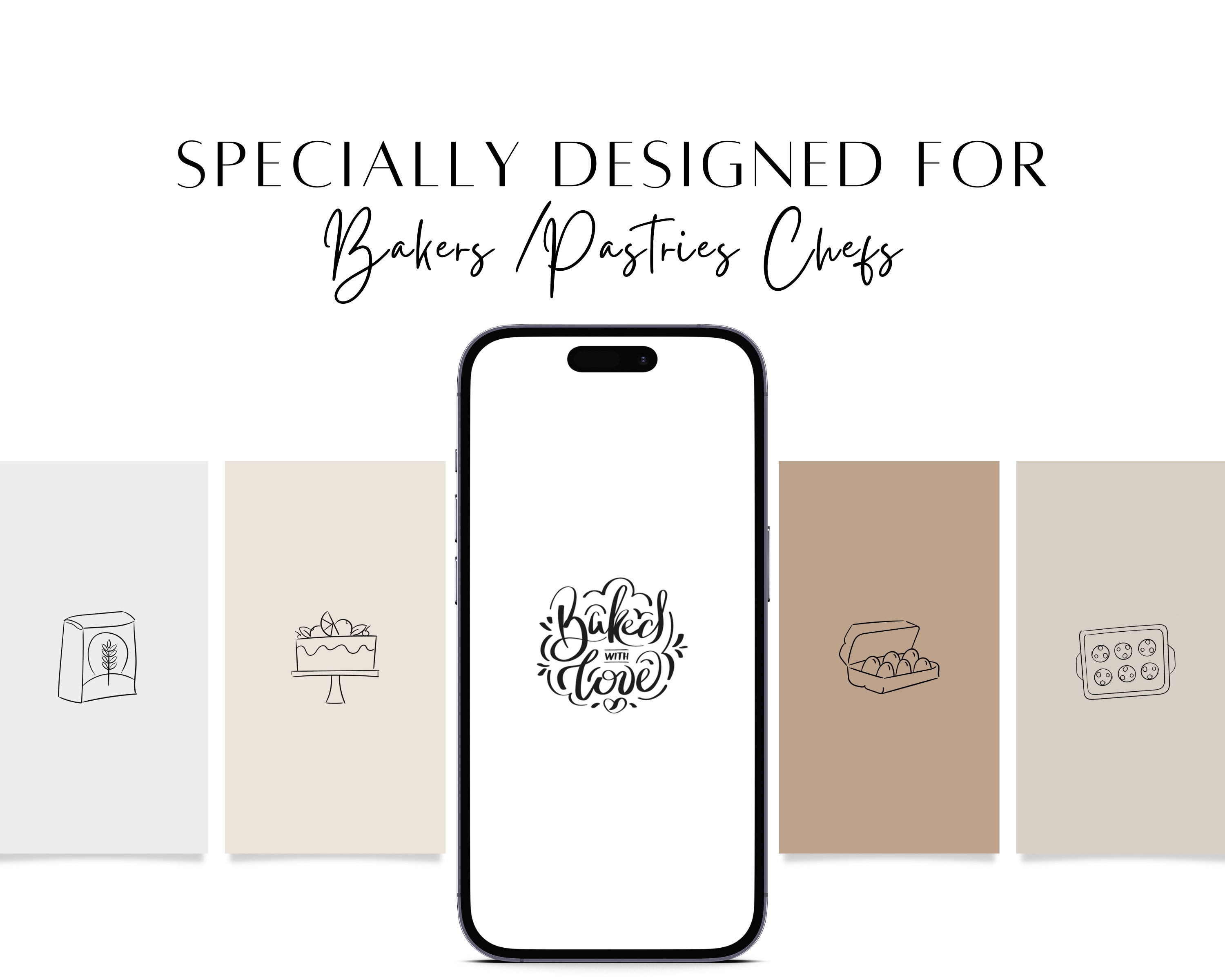 Baking Instagram Highlight Covers I Bakery Icons | 45 Baking ...