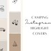 Camping Instagram Highlight Covers I Outdoor Adventure Icons | 30 ...