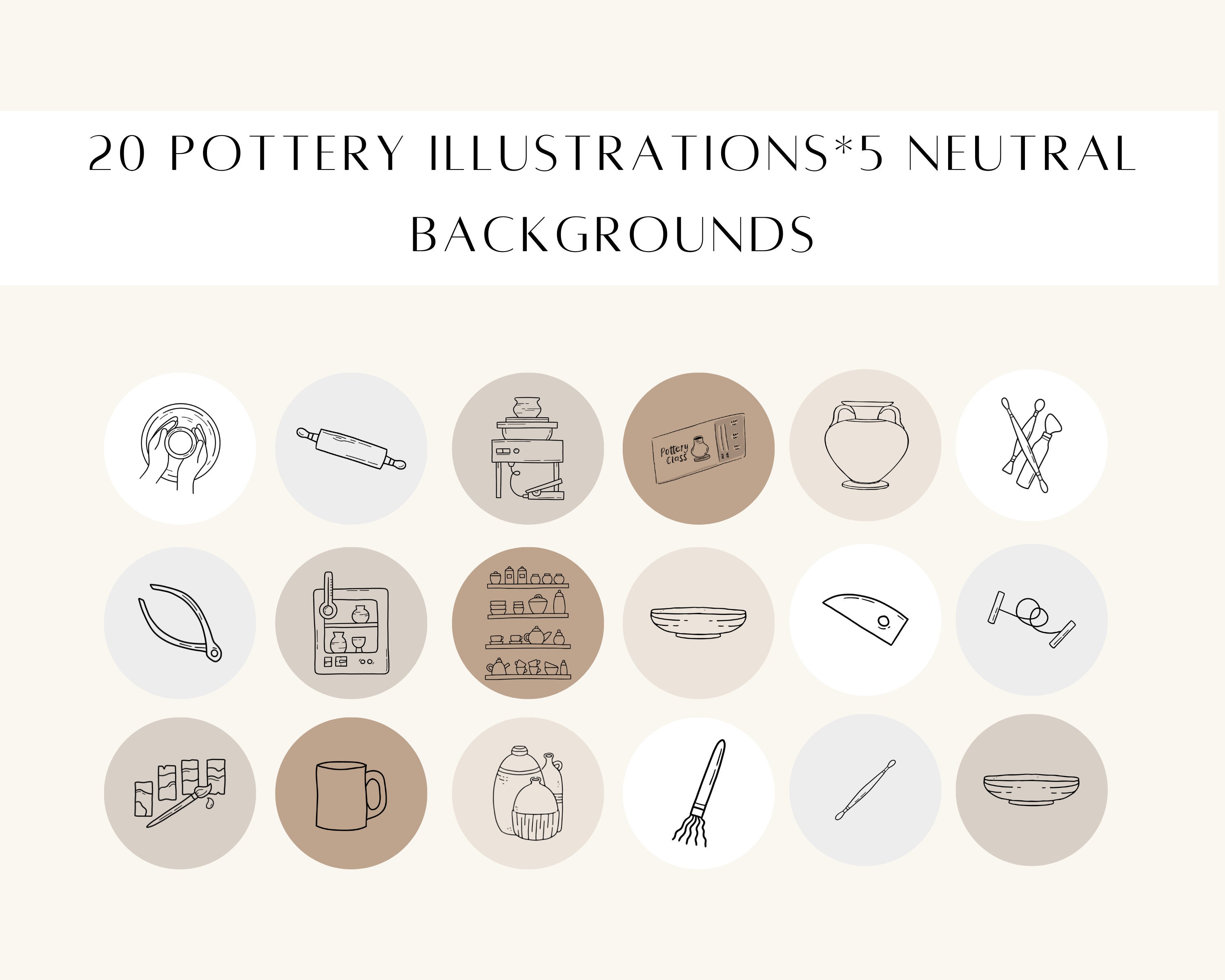 Pottery Instagram Highlight Covers | Potter, Pottery Icons | 20 Pottery ...
