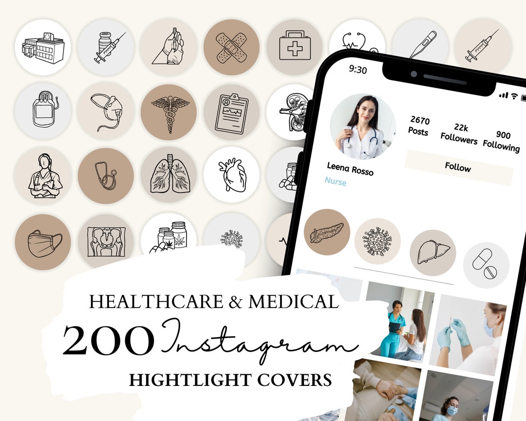 Medical Instagram Highlight Covers | 40 Medical & Health Care ...
