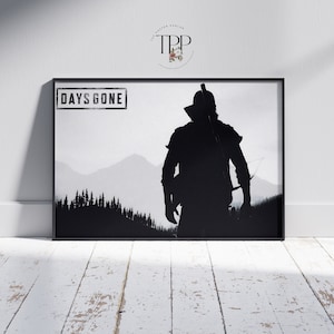 Days Gone Poster, Video Game Wall Art, High Quality Print, Gaming Room ...
