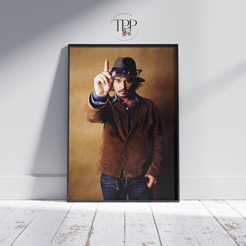 Johnny Depp Poster Actor Wall Art Home Decor Gift for Depp - Etsy