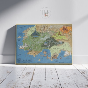 Dark Souls II Map Poster: Drangleic Castle Canvas Art - Etsy