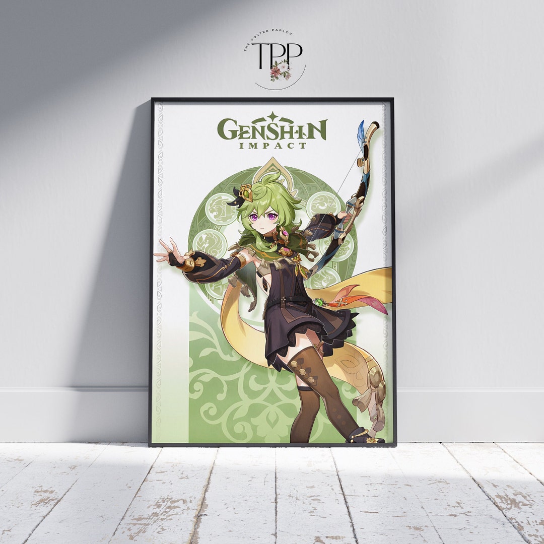 Genshin Impact Character Posters, Teyvat Wall Art, Gaming Wall Decor ...