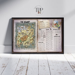 Ark Survival Evolved Map Poster: Game Room Wall Art - Etsy