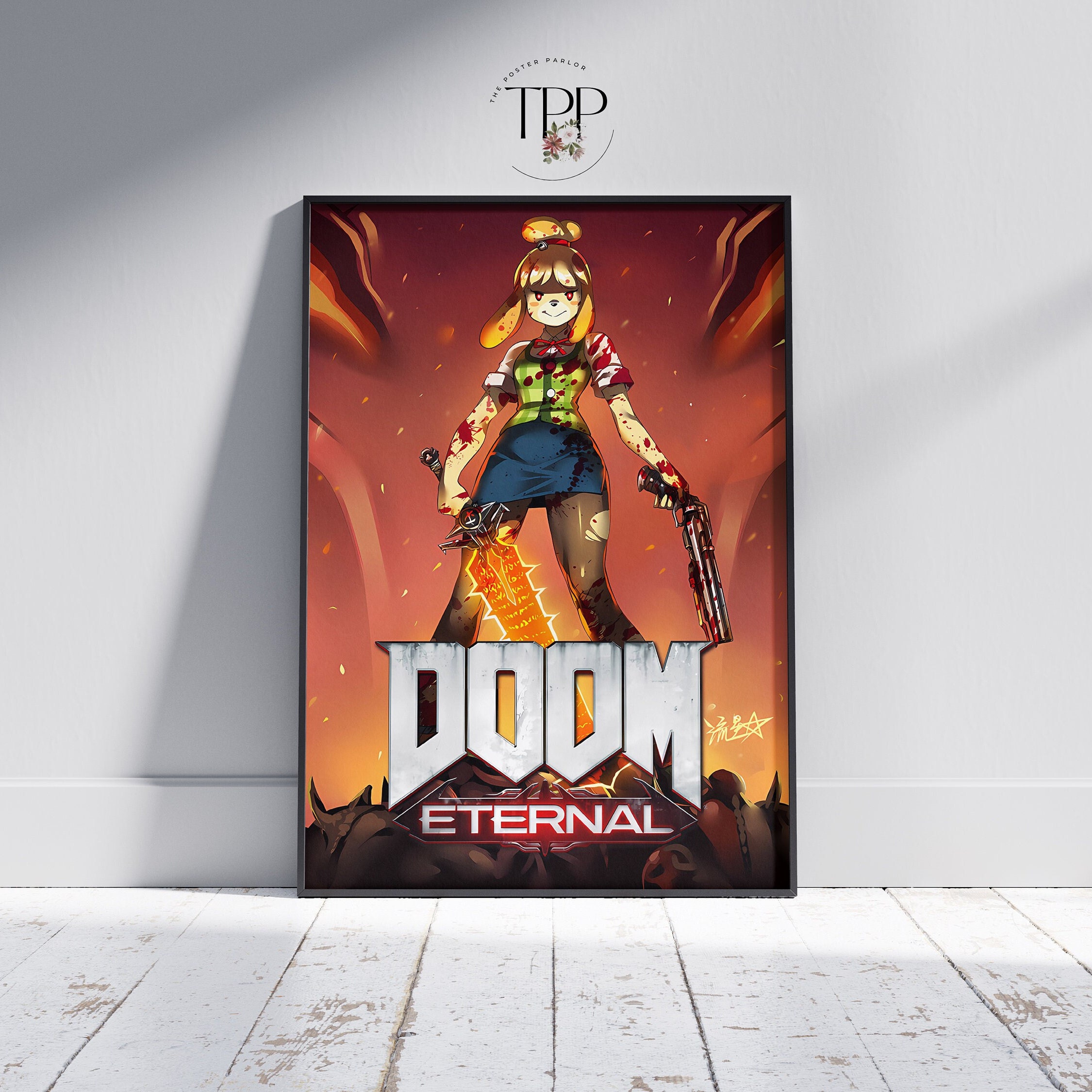 Doom Eternal Poster High Quality Gaming Wall Art Unique - Etsy
