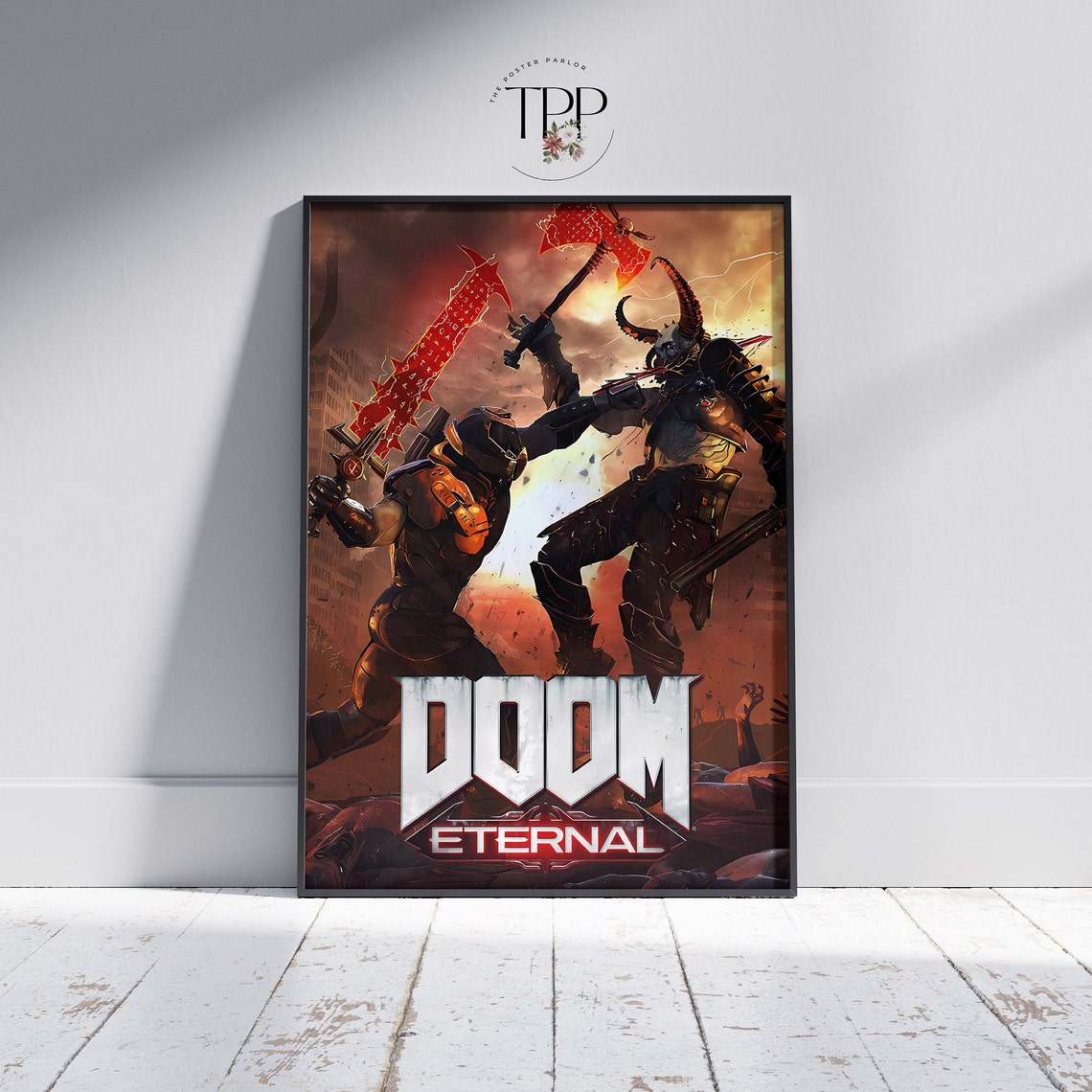 Doom Eternal Game Poster Gaming Wall Art Unique Home Decor - Etsy