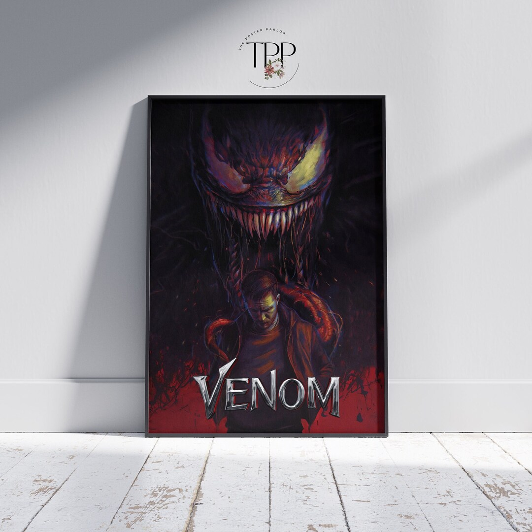 Venom Poster, Superhero Wall Art, Cinema Room Decor, Marvel Print, Gift ...