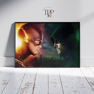 Arrow TV Series Poster: Superhero Fan Art, Sci-fi Decor - Etsy