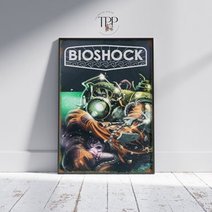 Bioshock Game Poster, Video Game Wall Art, High Quality Print, Gaming ...