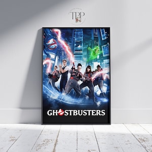 Ghostbusters Movie Poster, Unique Cinema Art, High Quality Print ...