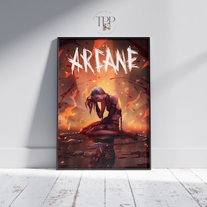 Arcane Tv Series Poster, Gaming Wall Art, Fine Art Print, Home Decor ...