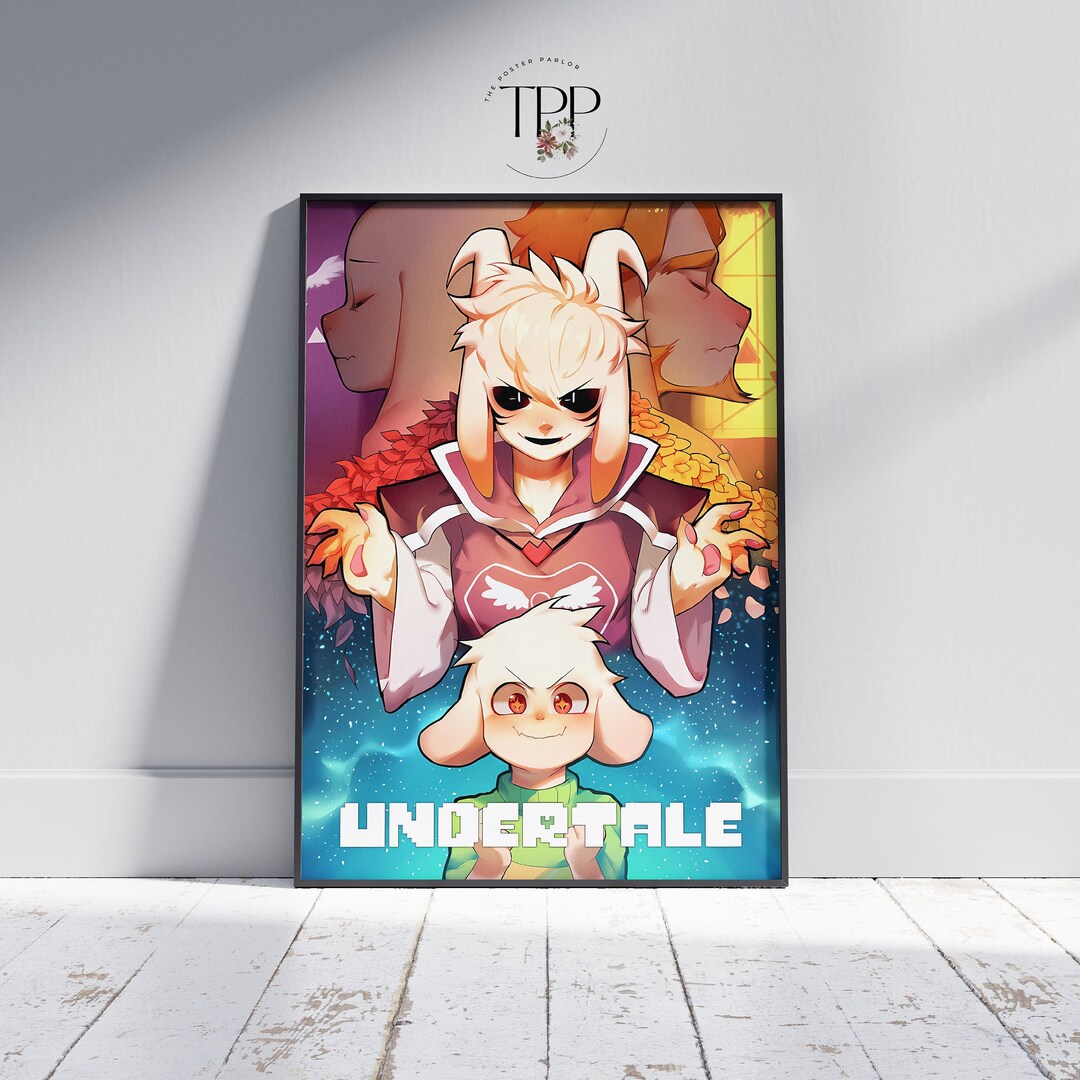 Undertale Game Poster, Unique Art Print for Gaming Room Decor, Fan Art ...