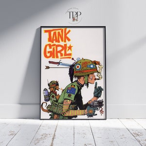 Tank Girl Film Poster: 90s Retro Movie Art - Etsy
