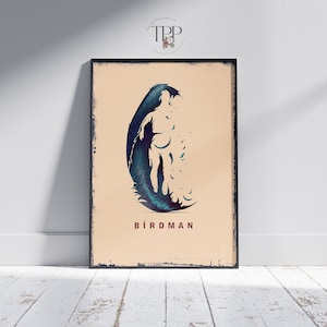 Birdman Movie Poster Print - Iconic Superhero Wall Art for Film Lovers ...
