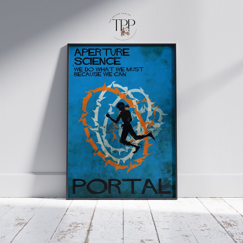 Portal 2 Game Posters Video Game Art Fan Made Wall Decor - Etsy