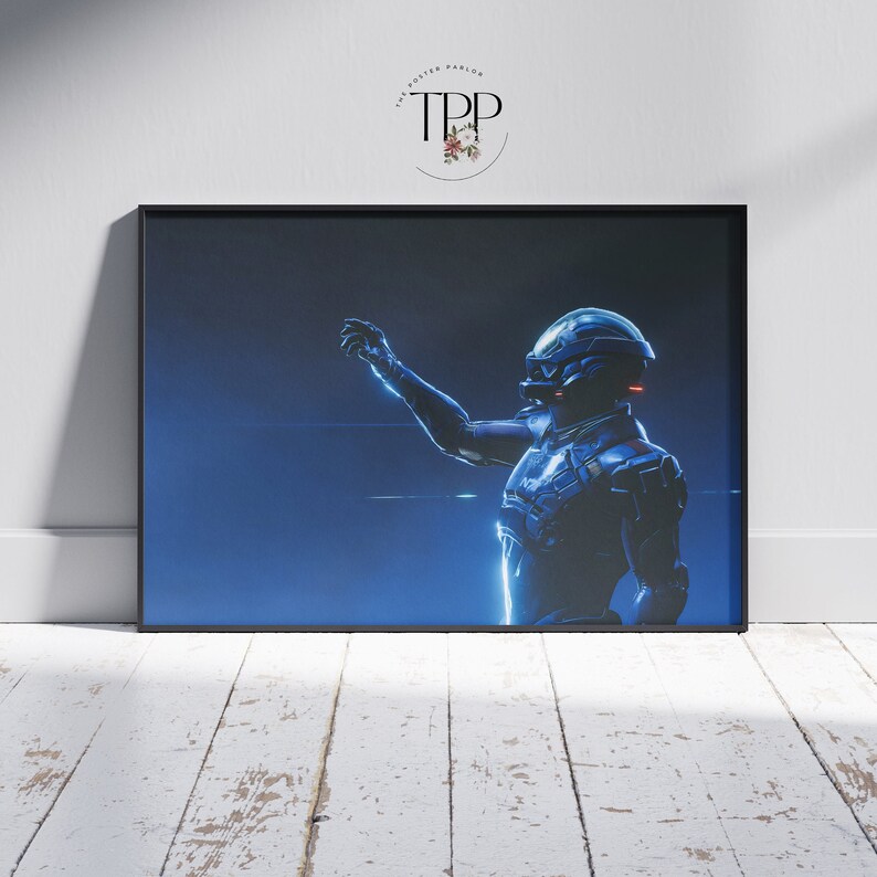 Mass Effect Poster Video Game Art Wall Decor Gaming Print Etsy