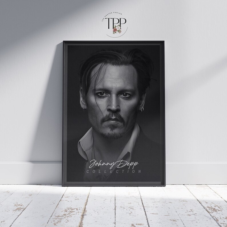 Johnny Depp Poster Actor Wall Art Home Decor Gift for Depp - Etsy