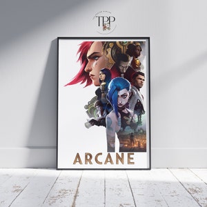 Arcane Tv Series Poster, Gaming Wall Art, Fine Art Print, Home Decor ...