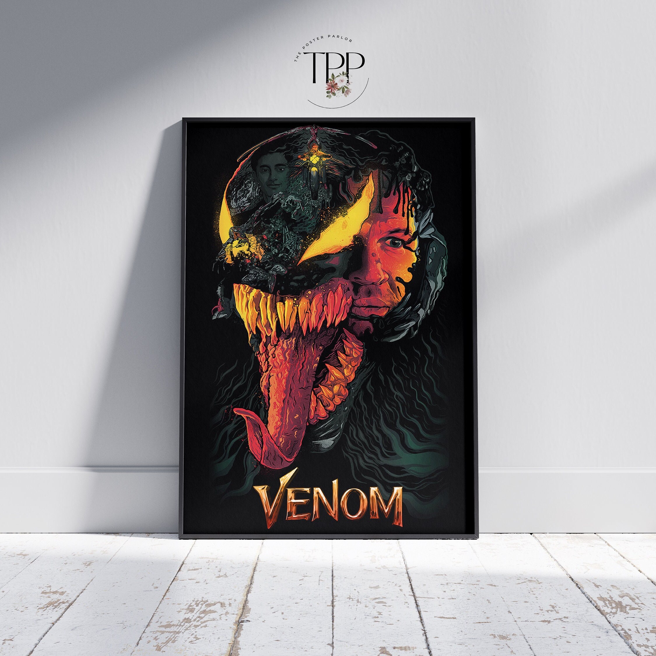 Venom Poster, Superhero Wall Art, Cinema Room Decor, Marvel Print, Gift ...