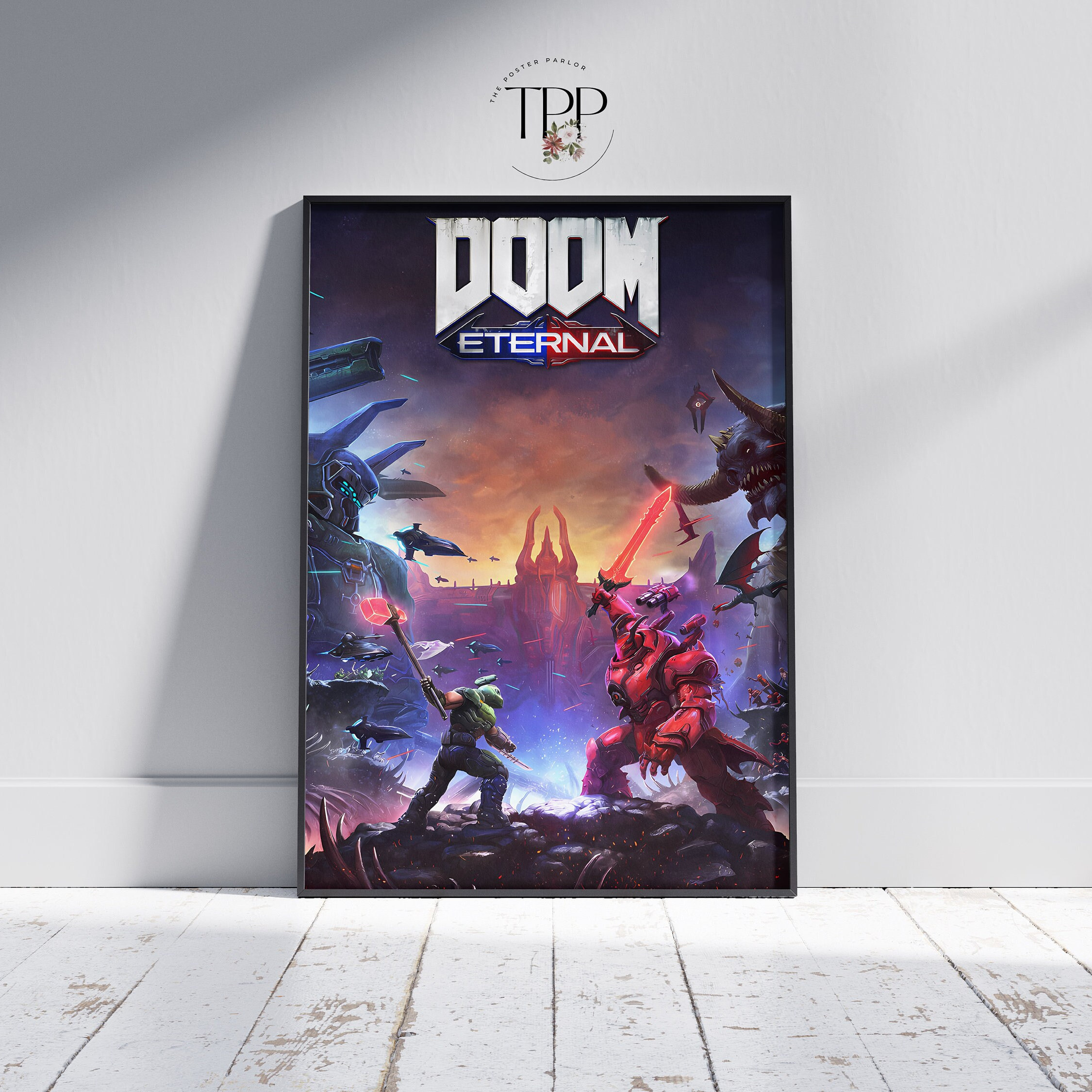 Doom Eternal Poster High Quality Gaming Wall Art Unique - Etsy