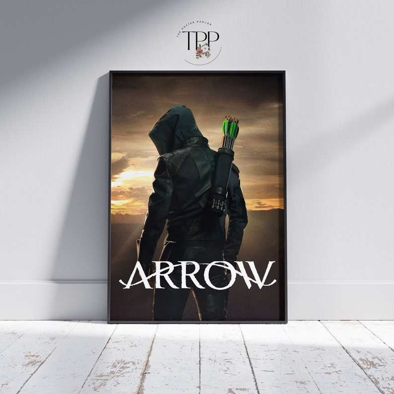 Arrow TV Series Poster: Superhero Fan Art, Sci-fi Decor - Etsy