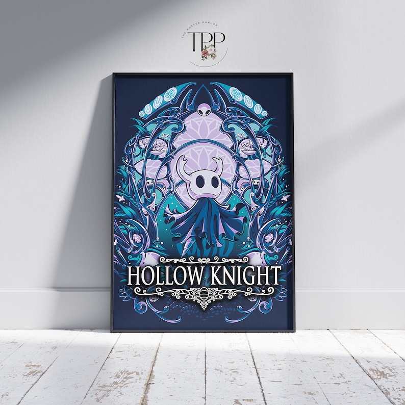 Hollow Knight Game Poster: Atmospheric Indie Adventure Art Print - Etsy