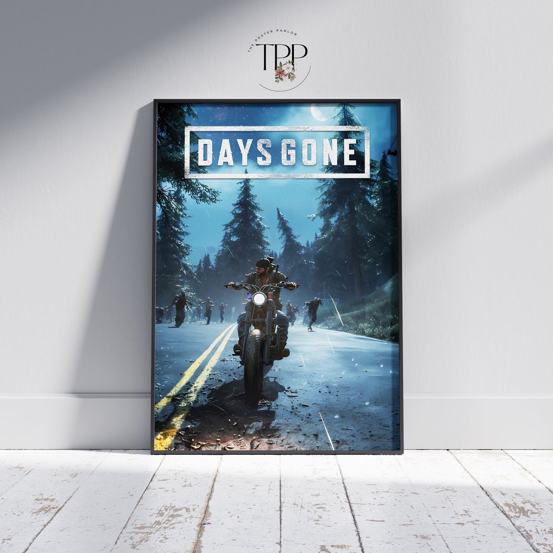Days Gone Game Poster, Deacon St. John Wall Art, Gaming Room Decor - Etsy