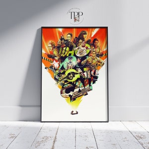 Ghostbusters Movie Poster, Unique Cinema Art, High Quality Print ...