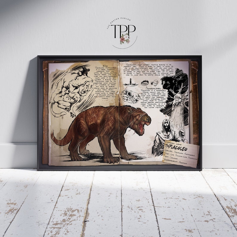 Limited Edition Ark Survival Evolved Dossiers Print Video - Etsy