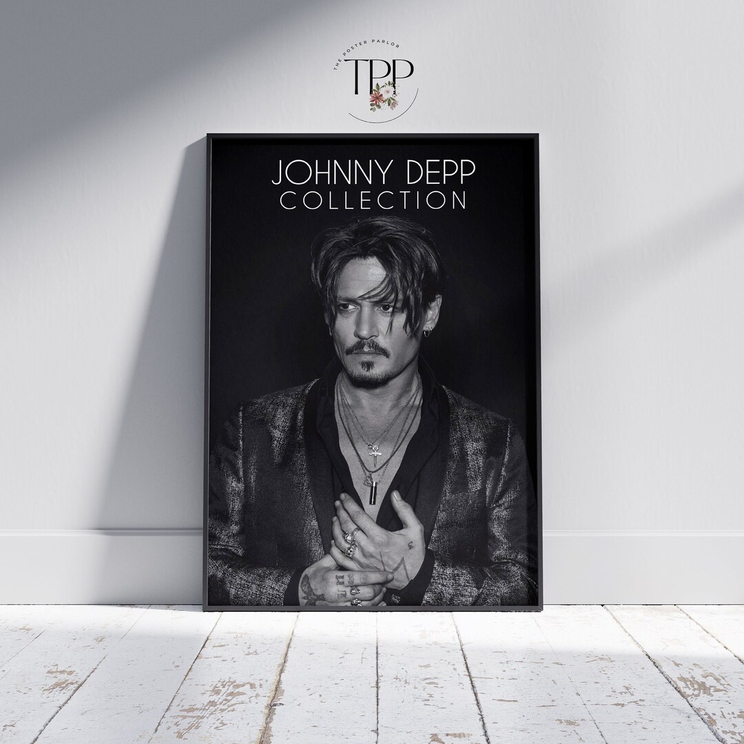 Johnny Depp Poster Actor Wall Art Home Decor Gift for Depp - Etsy
