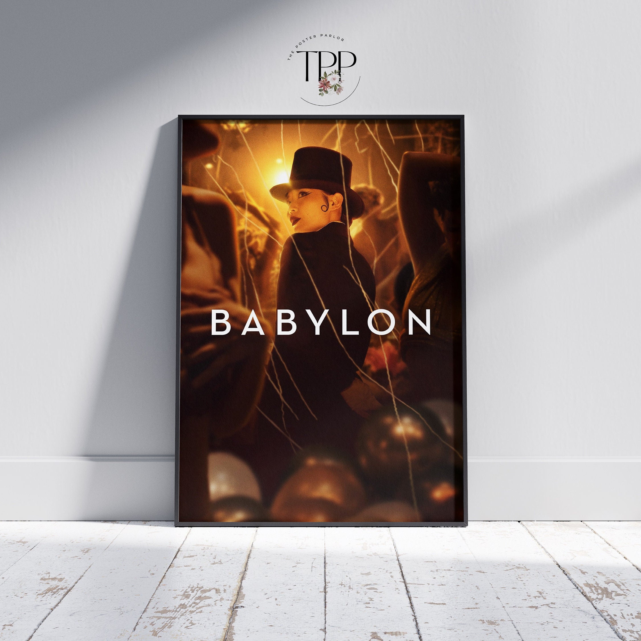 Babylon Poster, Margot Robbie Wall Art, Drama Film Decor, Fine Art ...
