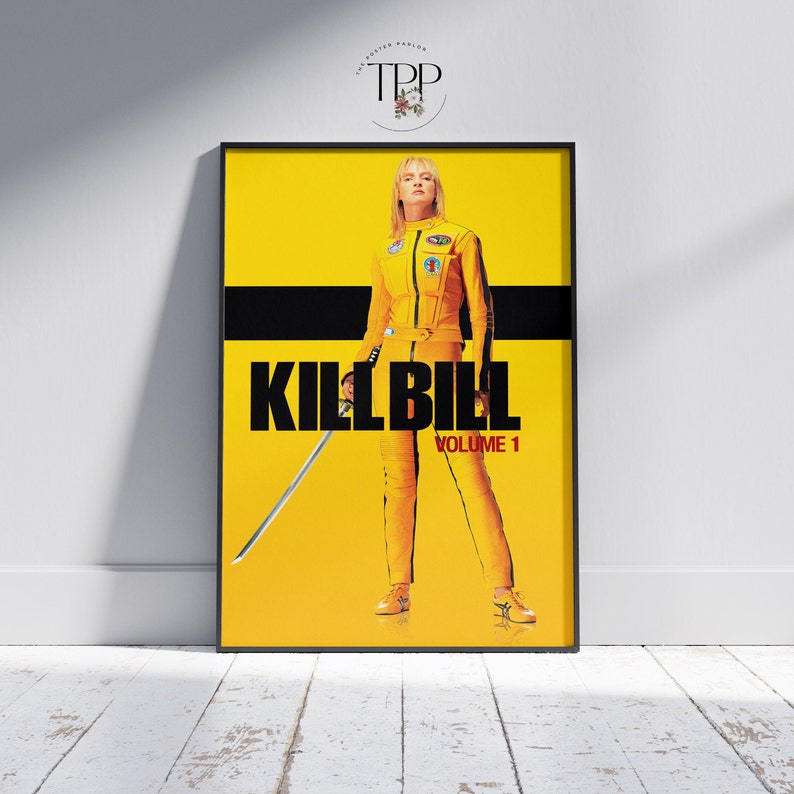 Kill Bill Vol 1 Poster Uma Thurman Wall Art Martial Arts - Etsy Australia