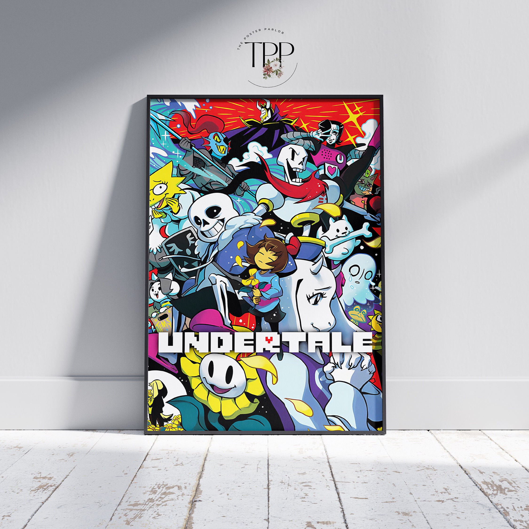Undertale Game Poster RPG Game Wall Art Unique Gaming Decor - Etsy