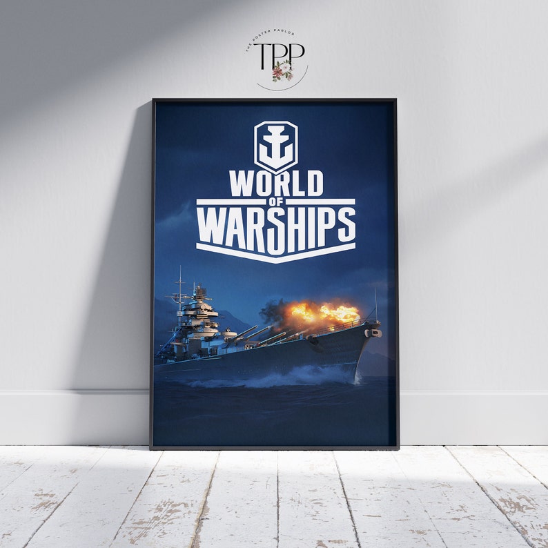 World of Warships Game Poster Premium Quality Wall Art for - Etsy