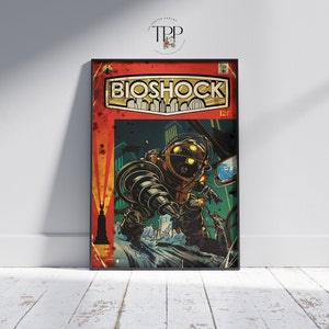 Bioshock Game Poster, Video Game Wall Art, High Quality Print, Gaming ...