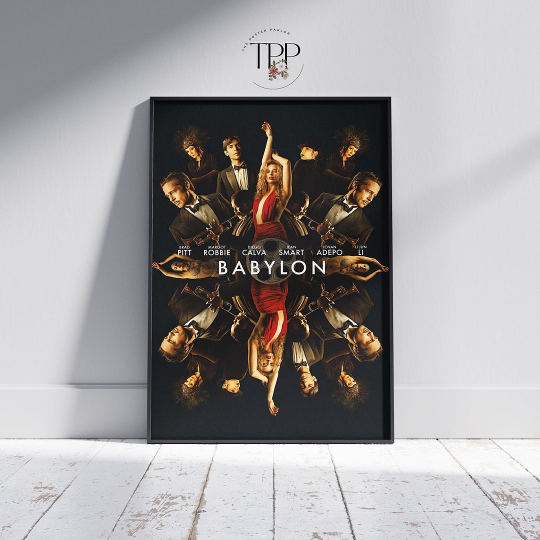 Babylon Poster, Margot Robbie Wall Art, Drama Film Decor, Fine Art ...