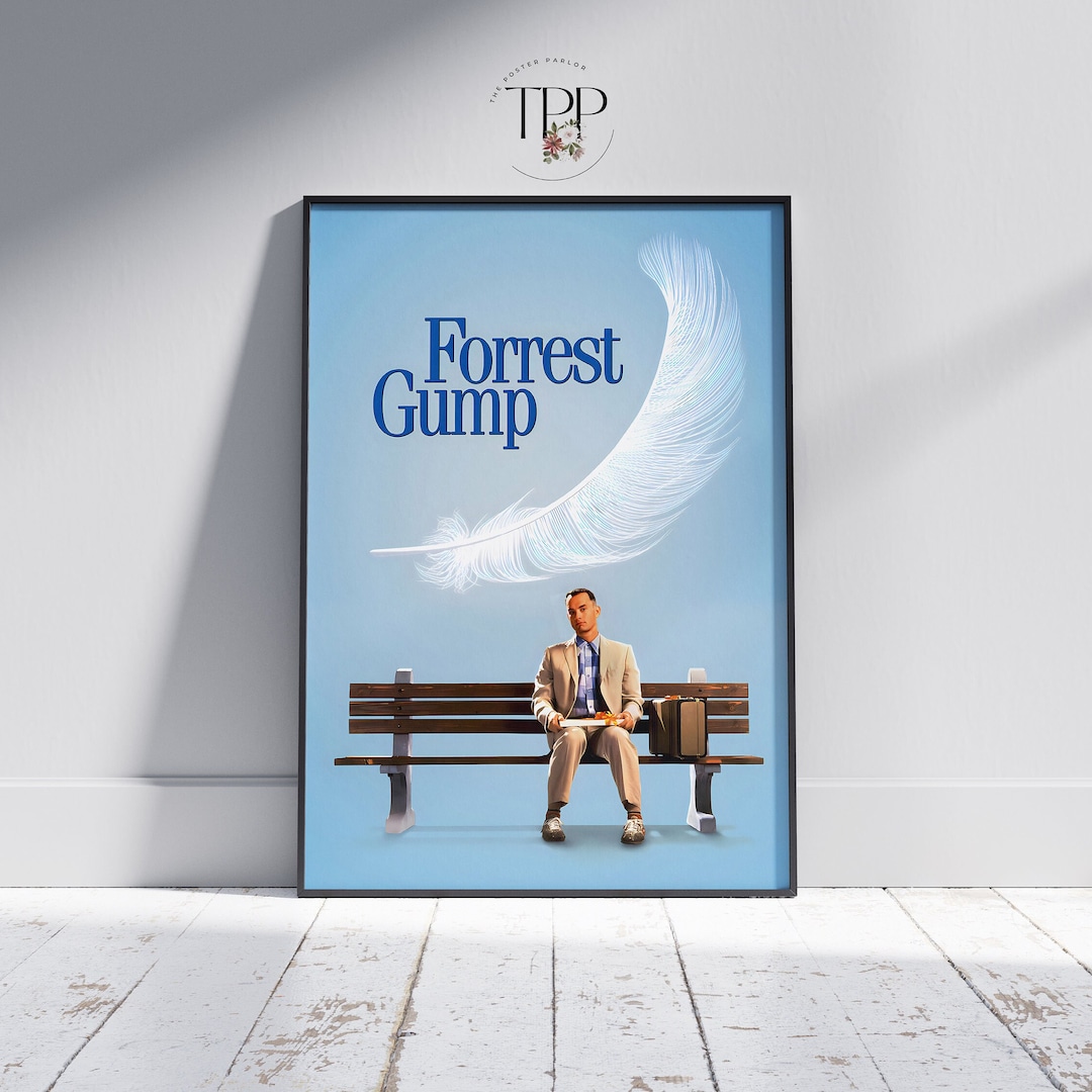 Forrest Gump Movie Poster Retro Hollywood Cinema Wall Art - Etsy